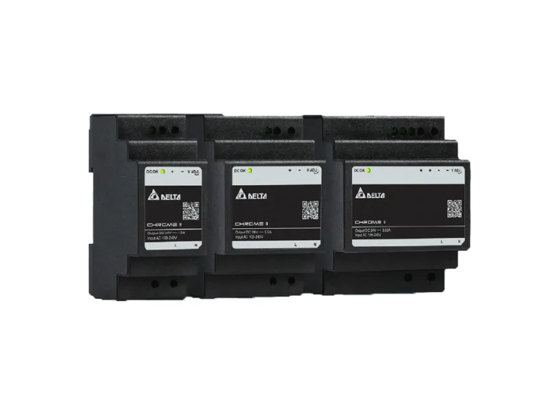 Delta DRC Chrome II Series DIN Rail Power Supply | ACE PILLAR